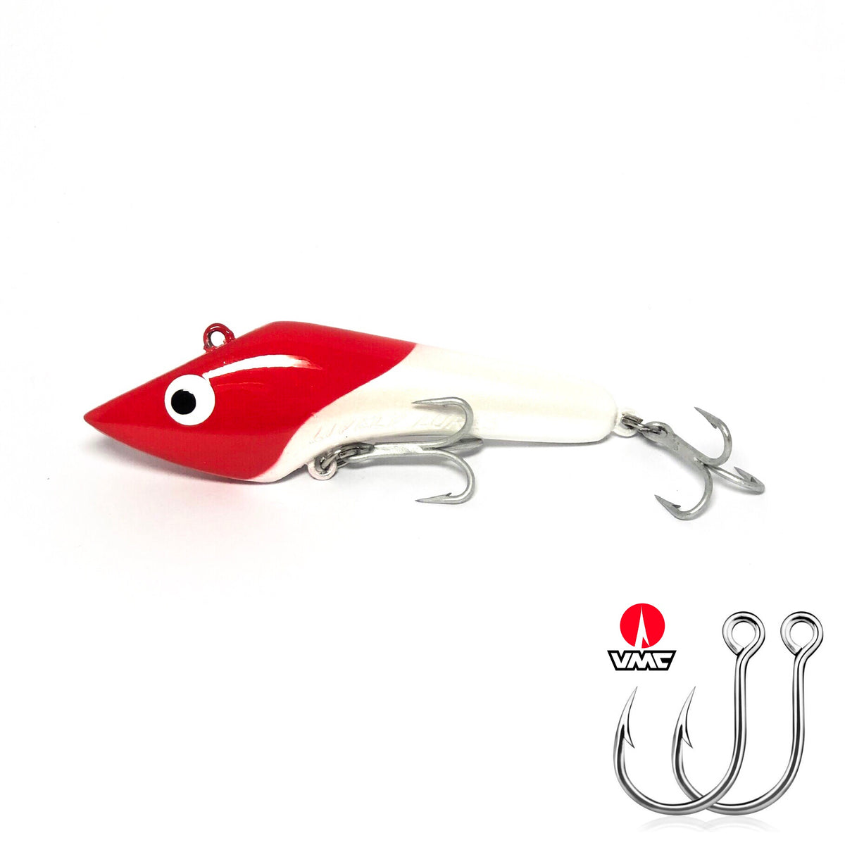 4" Mack Bait - Red Head – Lively Lures